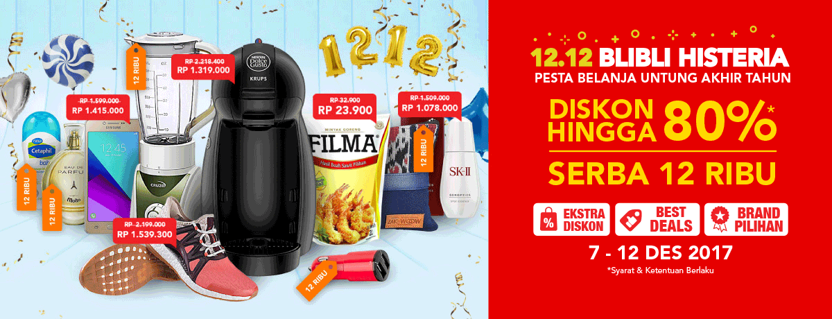 Kumpulan Promo Harbolnas 2017 Blibli, Ada Diskon sampai Flash Deal ...