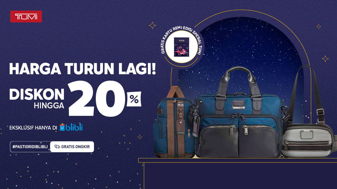 Promo Tumi Fashion Pria Akhir Tahun Harga Diskon