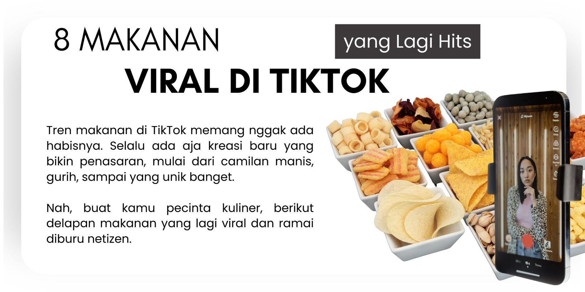8 Makanan yang Lagi Viral di TikTok Terbaru 2026