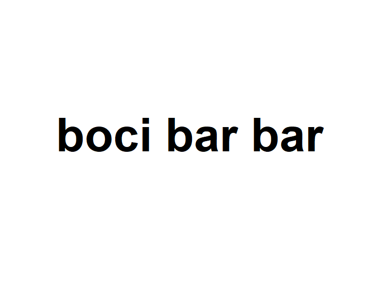 Jual Boci Bar Bar Terbaru Oktober 2023 100% Original – Official Store ...