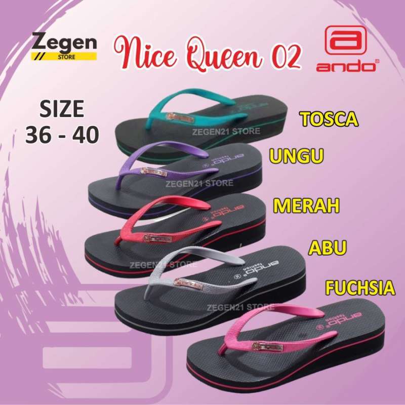 merk sandal jepit wedges