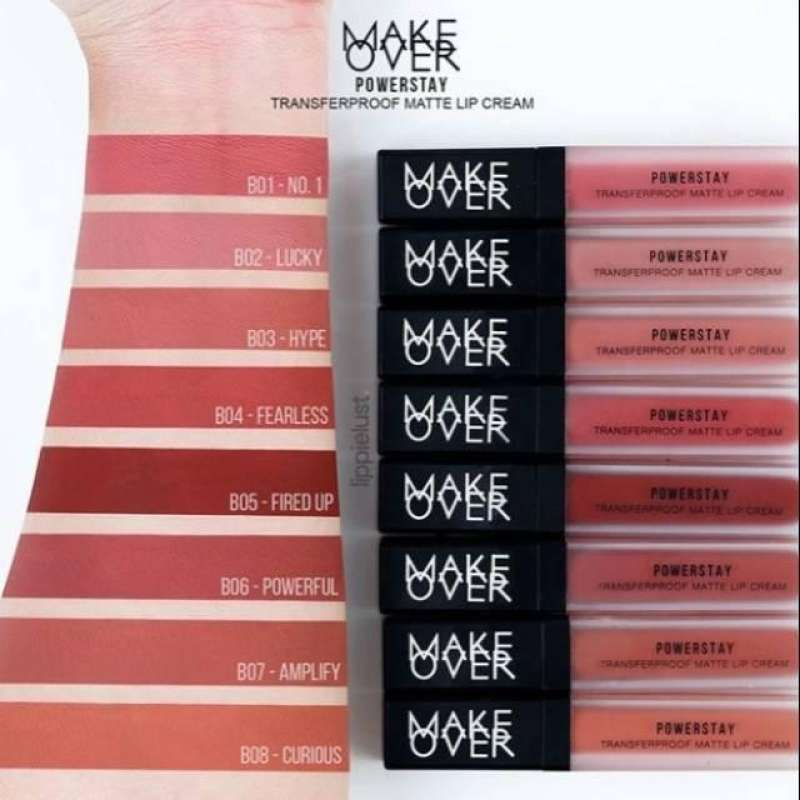 MAKEOVER POWERSTAY TRANSFERPROOF MATTE LIP CREAM