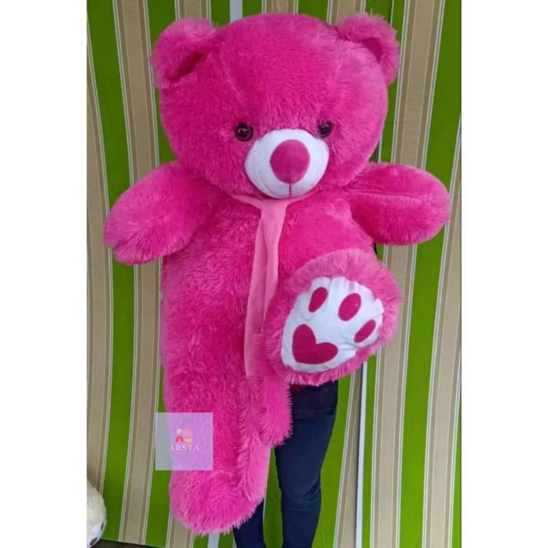 boneka teddy bear pink