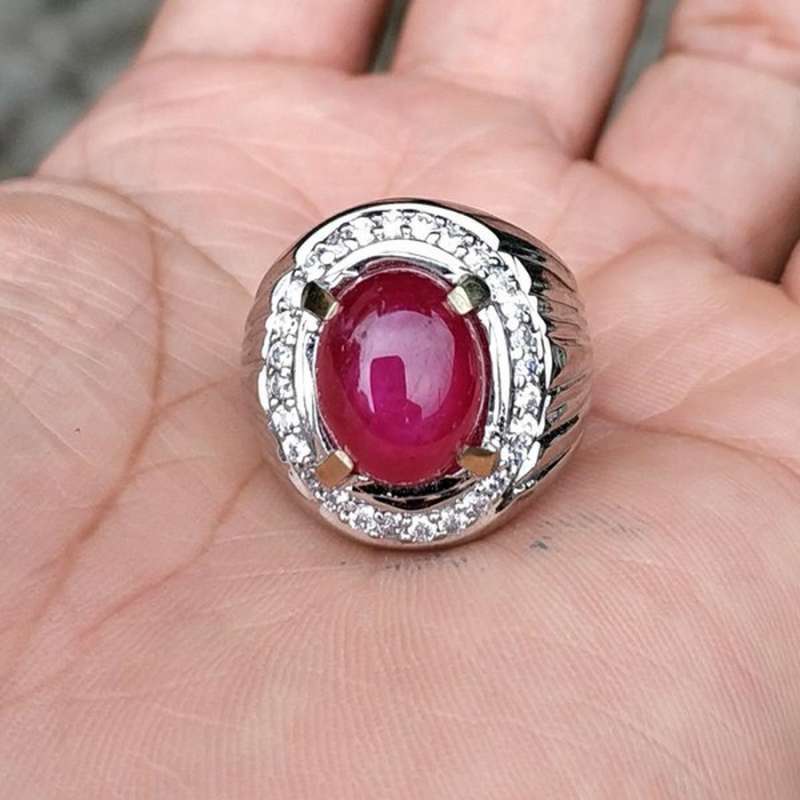 batu akik merah ruby