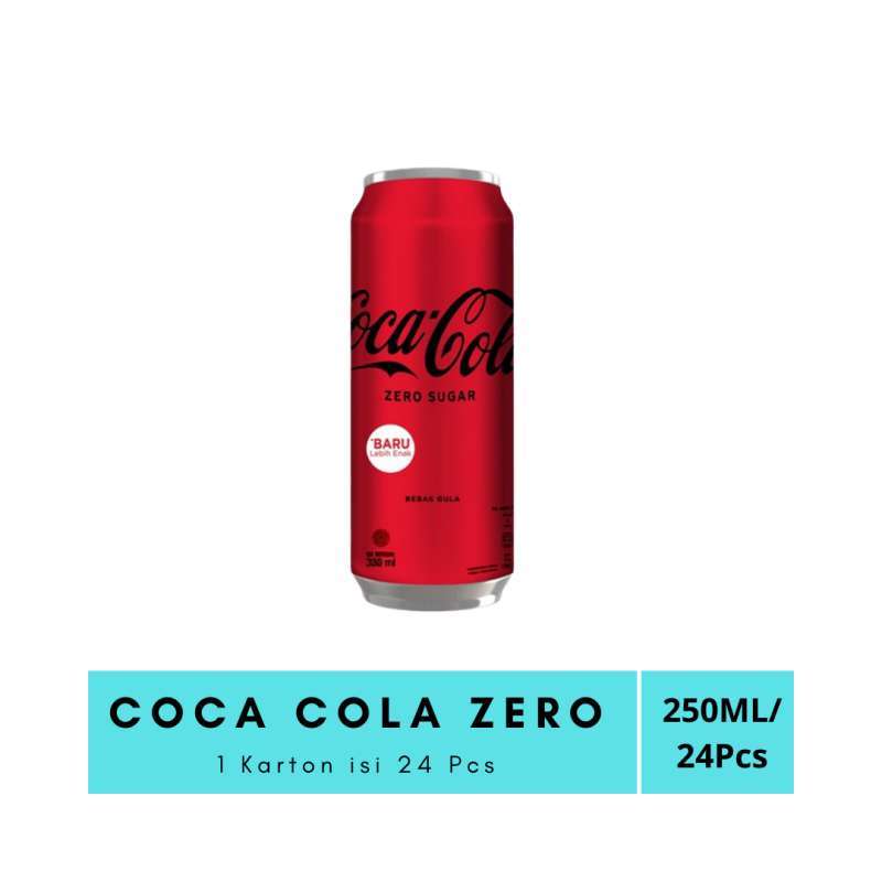 coca cola zero can 250ml