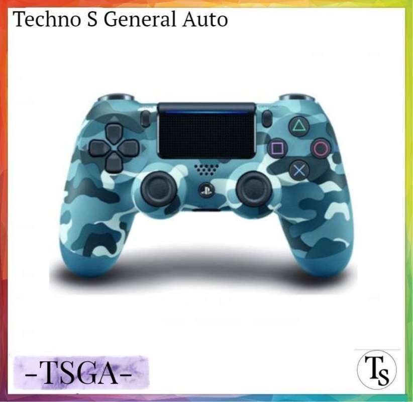 ps4 camo controller blue