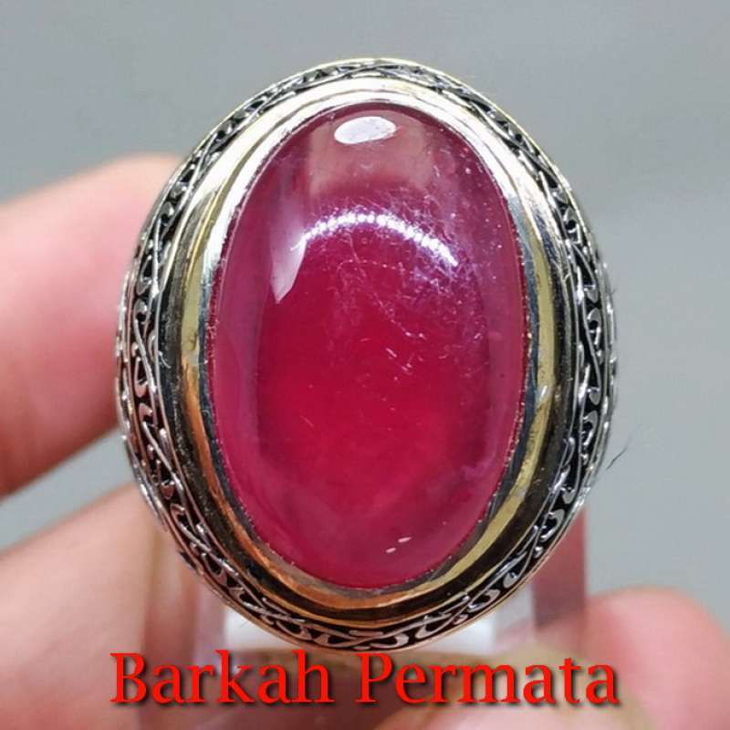 batu akik merah ruby