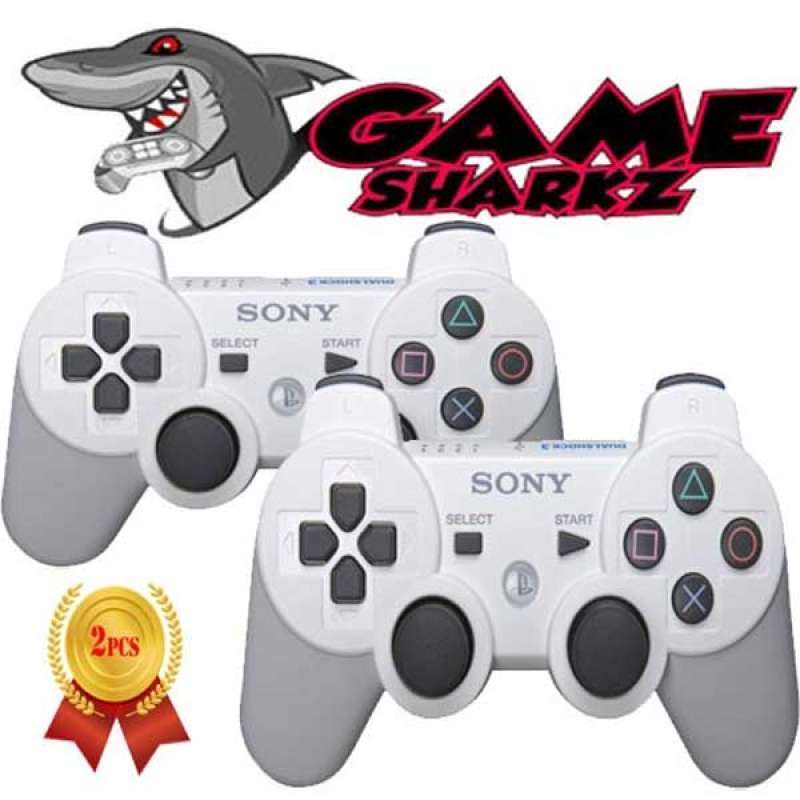 white ps3 controller original