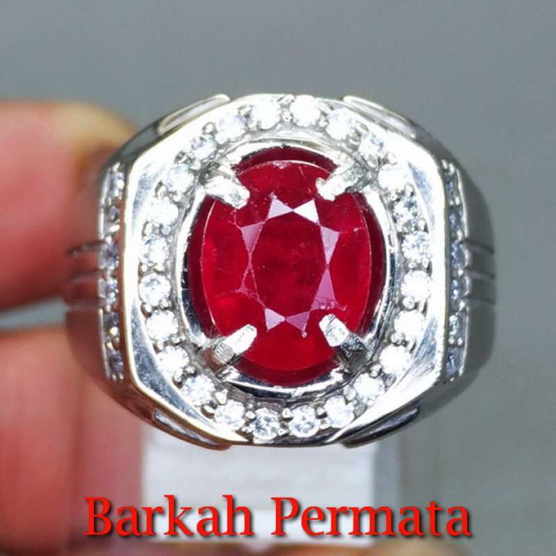 bahan batu ruby asli