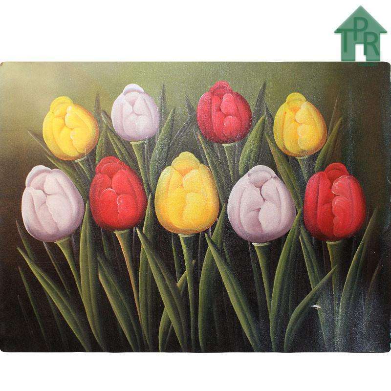 lukis bunga tulip