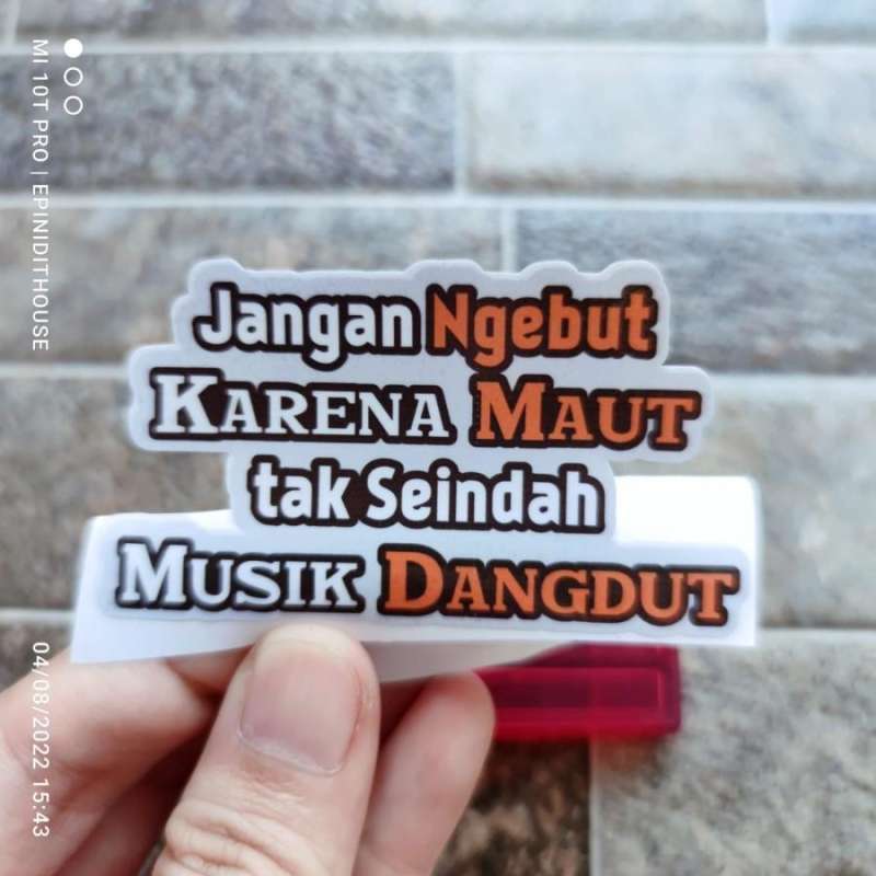 stiker kata