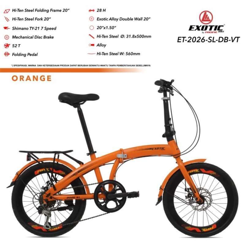 Jual Sepeda Lipat 16 Exotic 2026 Discbrake Di Seller Baahirah Store Cengkareng Timur Kota Jakarta Barat Blibli