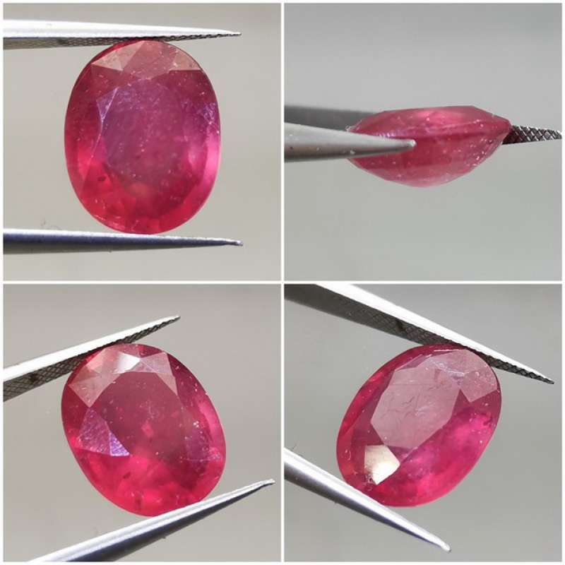 bahan batu ruby asli