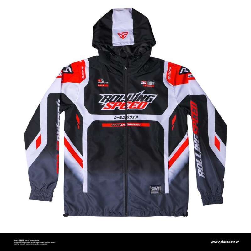 jaket parasut club motor