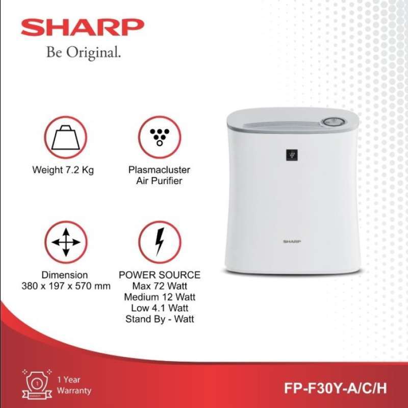 Sharp air purifier f30y store