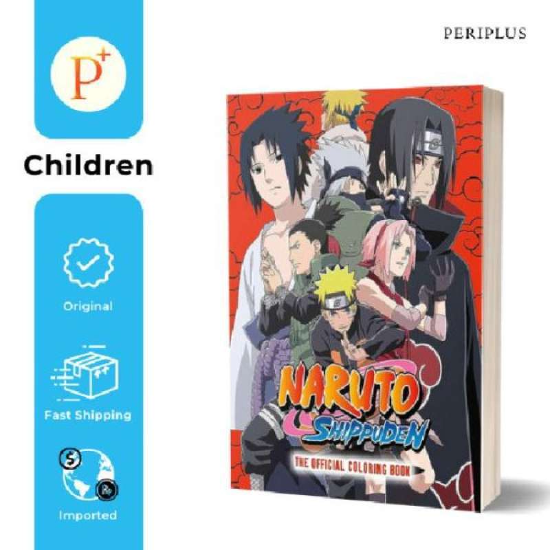 naruto shippuden official coloring book