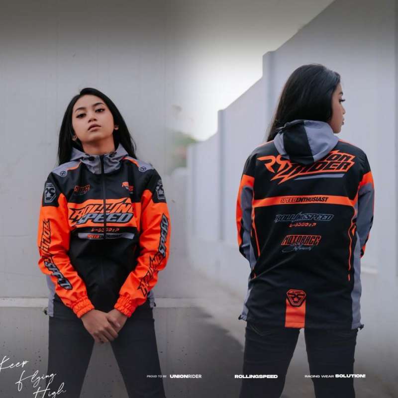 jaket parasut club motor