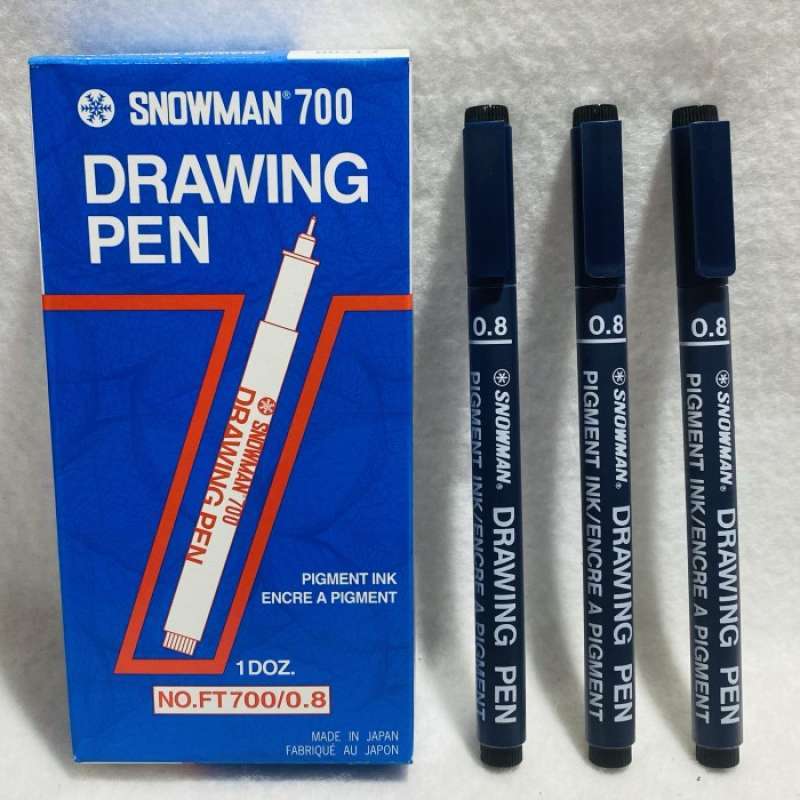 Jual Drawing Pen Snowman 0.8 No.ft 700 Hitam 1 Box Isi 12 Pcs Di Seller Galelleaa Shop Wanasari Kab. Bekasi Blibli