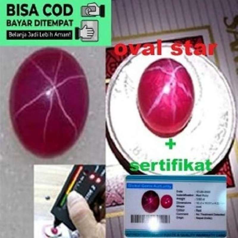 bahan batu ruby asli