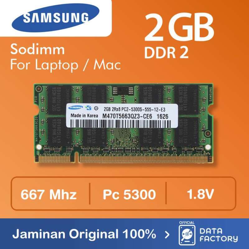 laptop memory ddr2