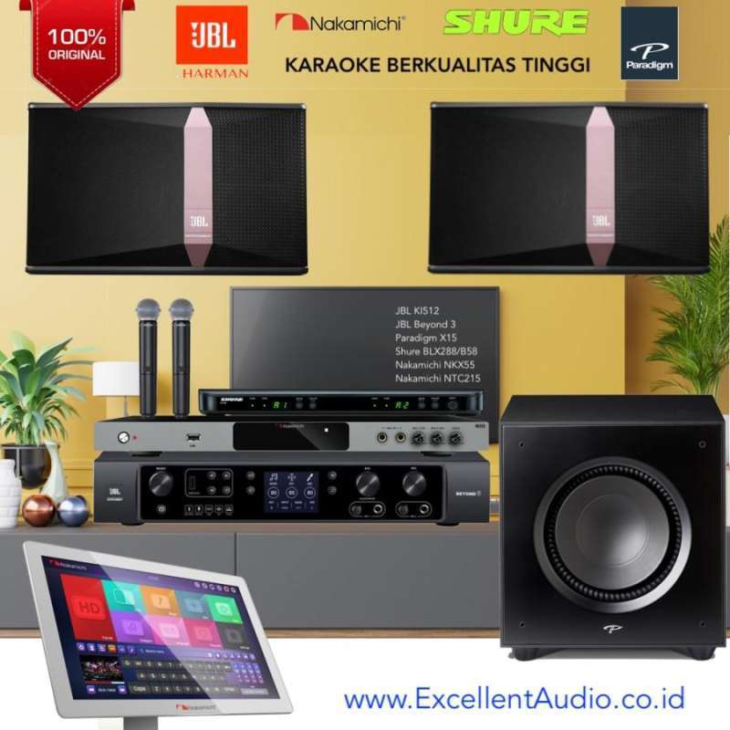 Jual Paket Karaoke Jbl Ki512 Beyond3 Nakamichi Nkx55 Shure Jual Paket Karaoke Jbl Ki512 Beyond3 Nakamichi Nkx55 Shure