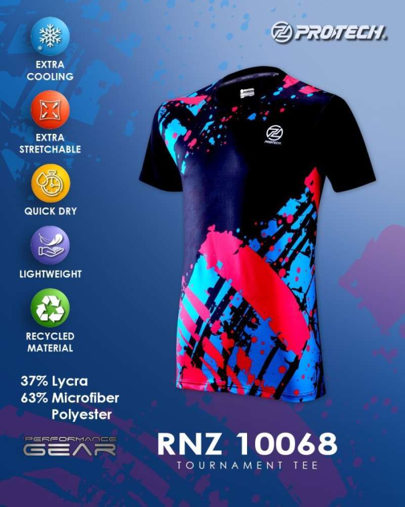 protech logo badminton