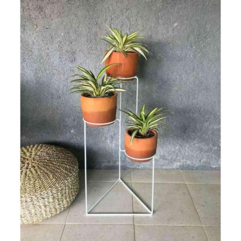 Jual Standing Pot Bunga Besi/Standing Pot Besi Rak Bunga Shabby di ...