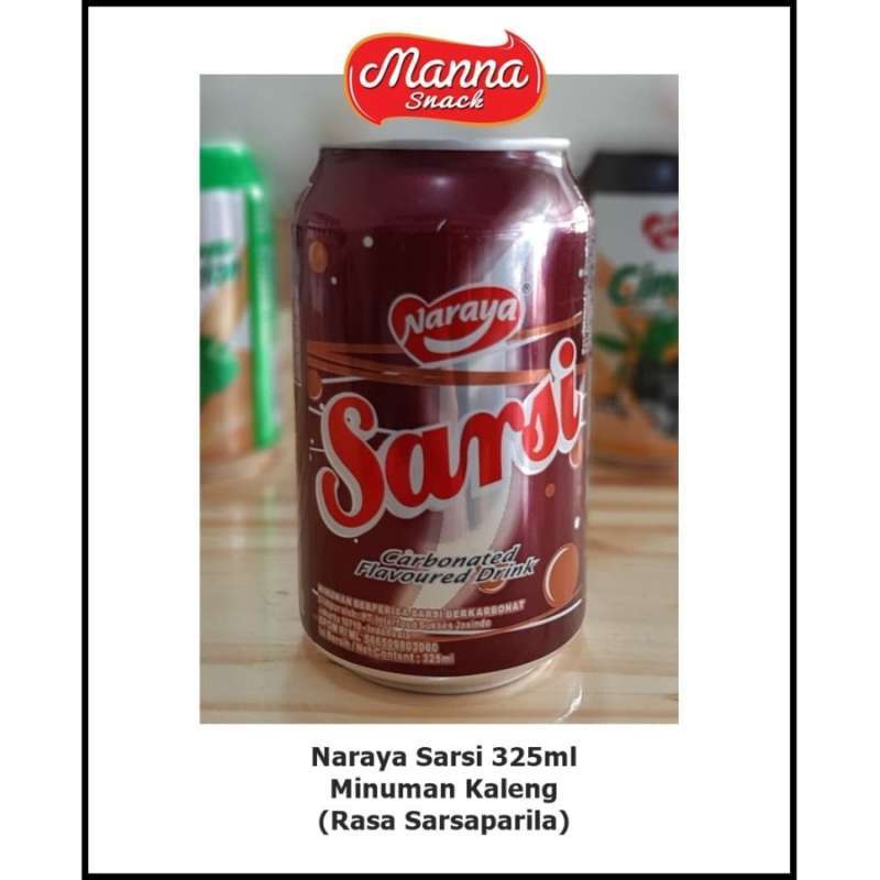 Jual Naraya Sarsi (rasa Sarsaparila) 325ml - Minuman Kaleng Di Seller ...