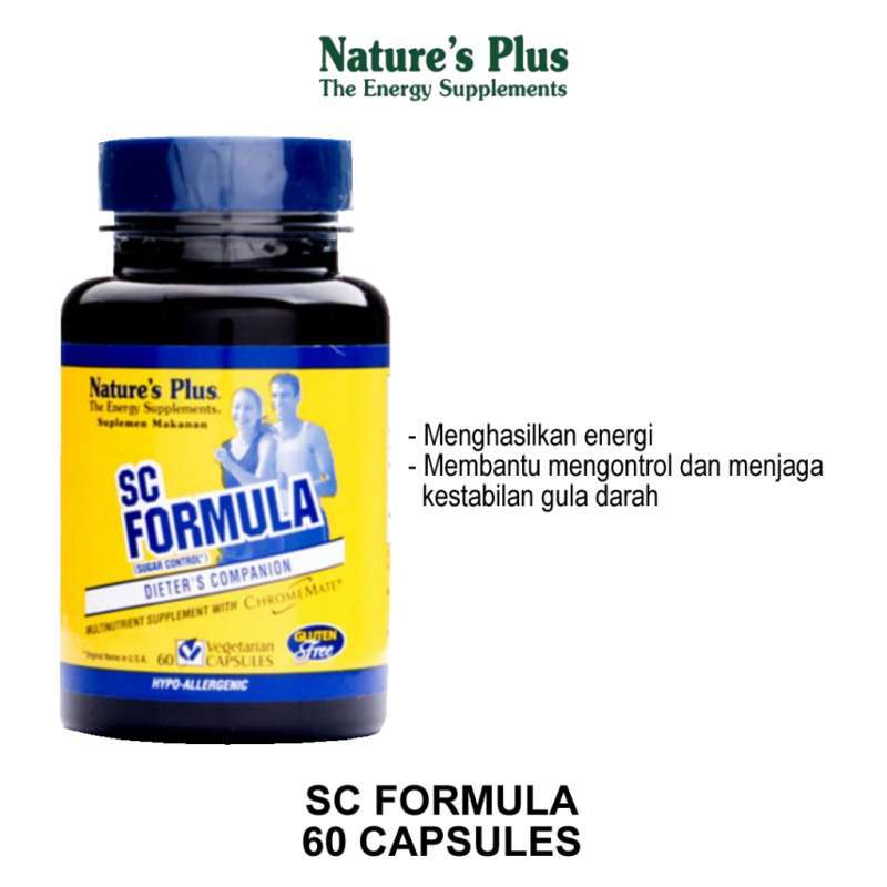 Promo NATURE'S NATURES NATURE PLUS SC FORMULA VITAMIN KESEHATAN Diskon ...