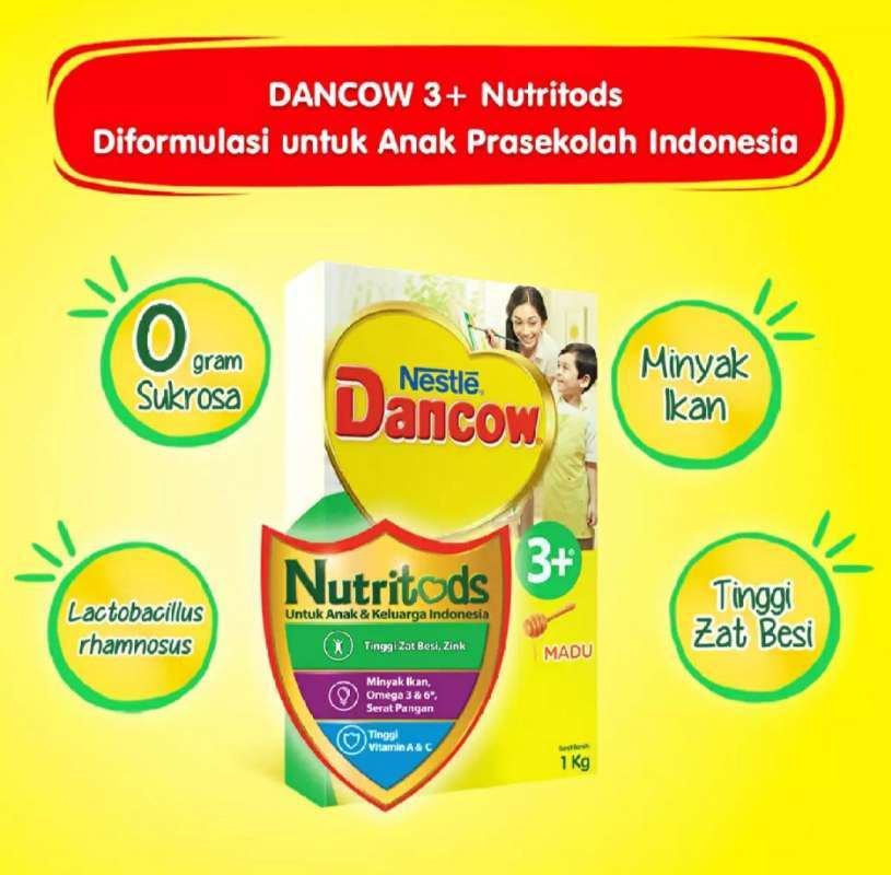 Jual Dancow 3+ Vanila 1000gr di Seller Angel Susu - Tanjakan, Kab ...