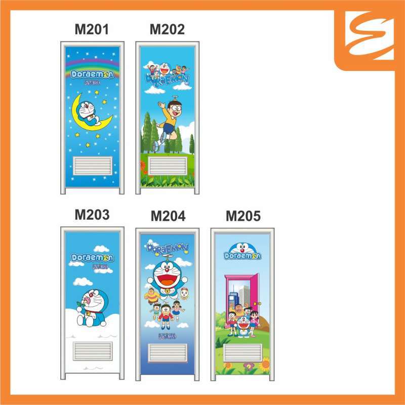 Jual Stiker Pintu Kamar Mandi A - Doraemon (sticker Pintu Kamar Mandi ...