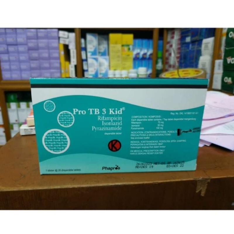 Jual Obat TBC Anak - Pro TB 3 Kid - Rifampicin 75 Mg Per Blister isi 28 ...