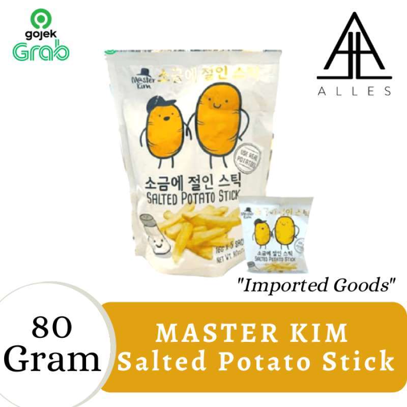 Jual MASTER KIM POTATO SNACK/ Salted Potato /Snack Kentang 80 gram di ...