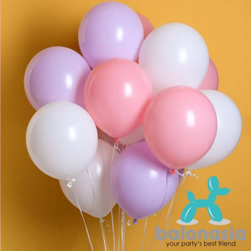 Jual Balon Latex Pastel - Balon Karet Macaroon Set 30pcs di Seller ...