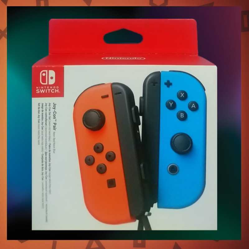 Jual Nintendo Switch Neon Red&Blue Joy-Con Controllers di Seller ...