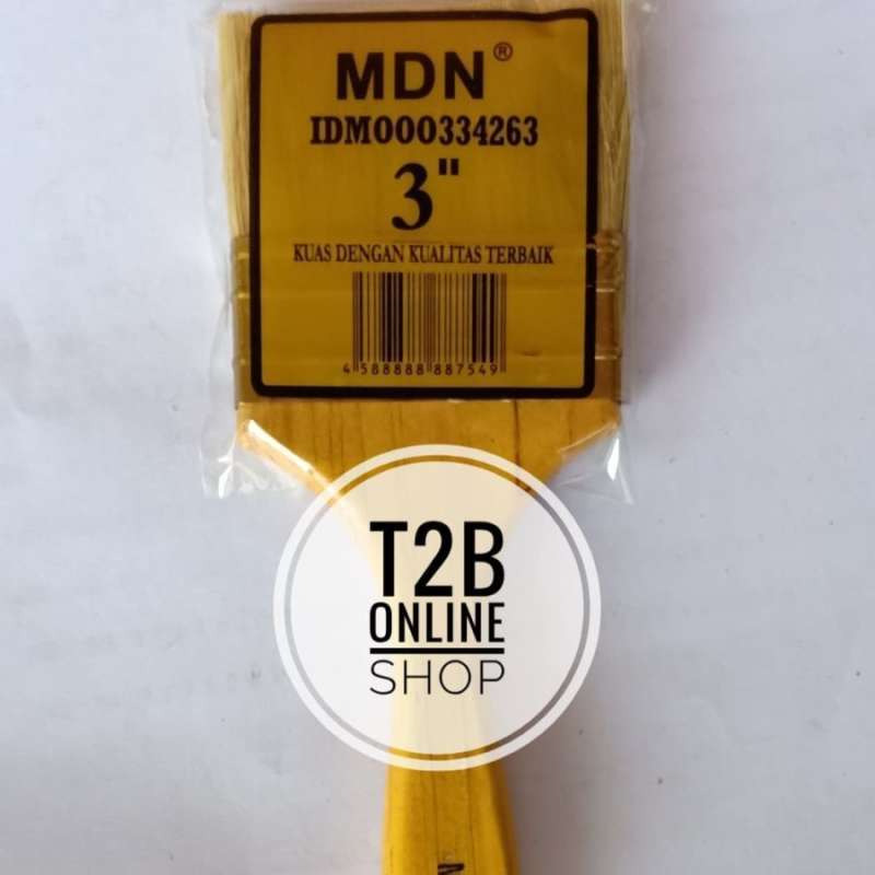 Promo Kuas Cat Mdn 3 Inch - Kuas Cat Tembok Kayu Besi - Paint Brush ...