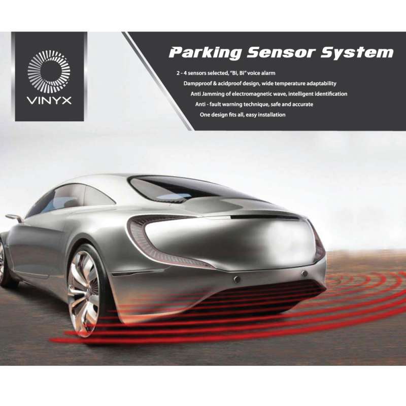 Promo Sensor Parkir Mundur Mobil 2 Titik Mata Parking Sensors Display ...