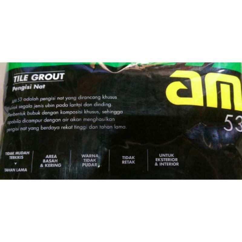 Jual Am 53 Abu Abu Tile Grout / Semen Keramik Pengisi Nat Grey Soka ...