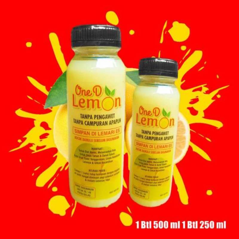 Jual Sari Lemon Asli Berkualitas 500ml Di Seller Oned Lemon Store ...