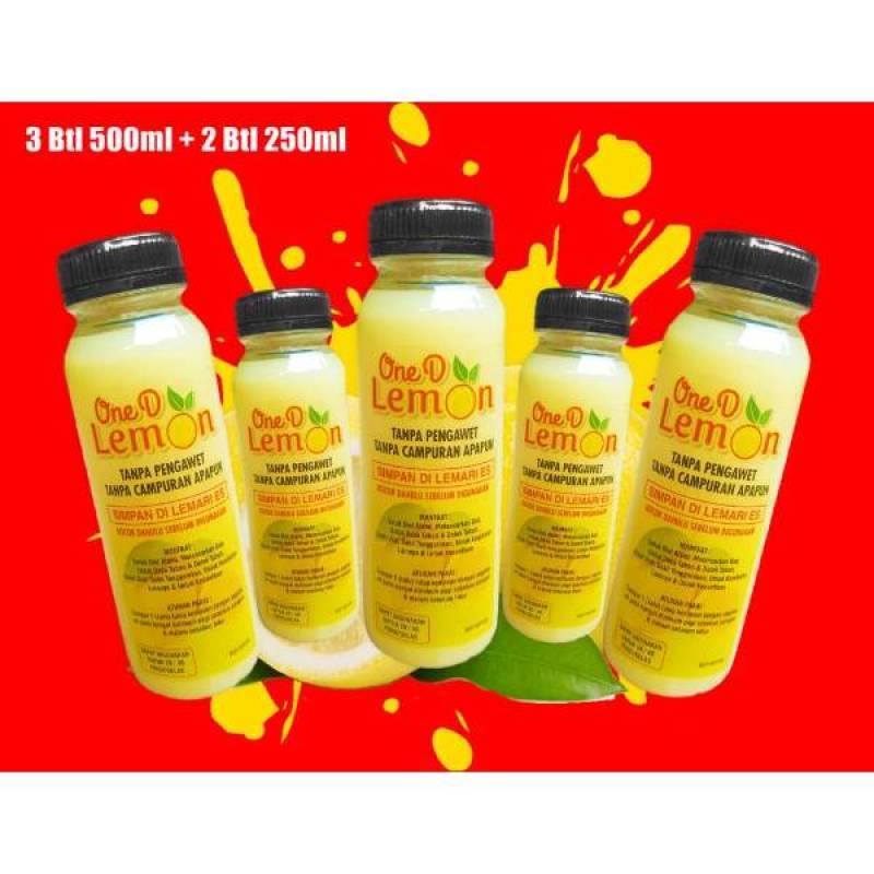 Jual Sari Lemon Asli Berkualitas 500ml Di Seller Oned Lemon Store ...