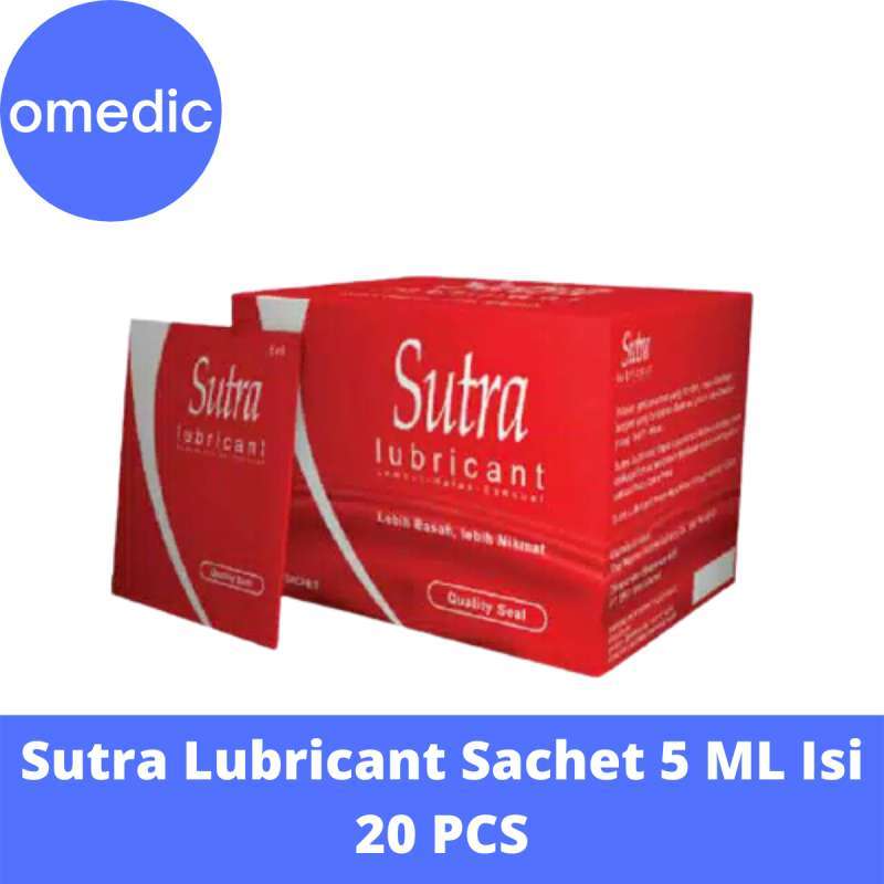 Jual Sutra Lubricant Sachet 5 ML Isi 20 PCS Pelumas Alat Bantu Seksual ...