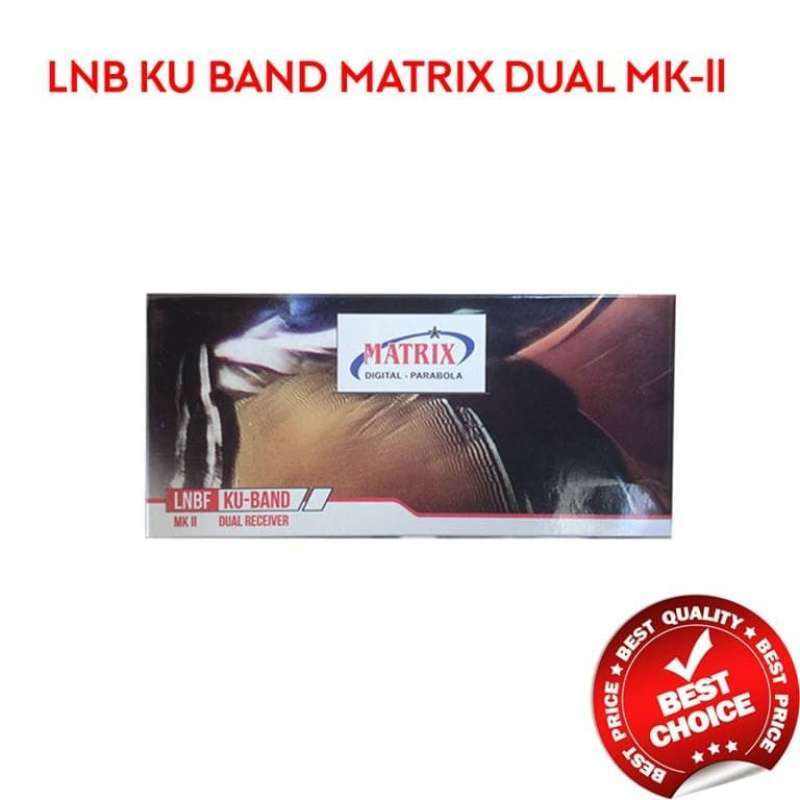 Jual LNB KU Band 1 Satelit 2 Receiver Matrix Dual Out MK-II Offset di ...