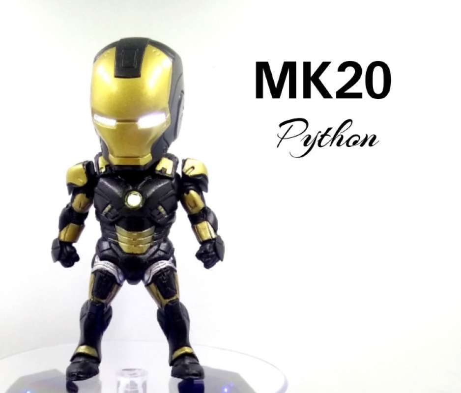 Jual Action Figure Iron Man Chibi Mini Ori Mirip Kids Logic Mk1 Mk20 ...