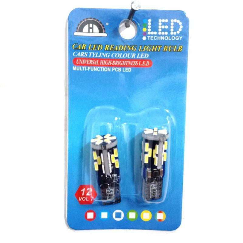 Jual LED Bohlam Mobil Motor T10 Bohlam Senja 12 Volt 1 Pack Isi 2 Pcs ...