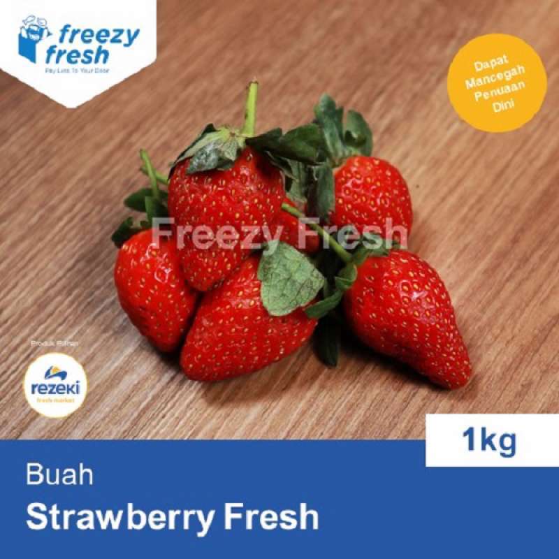 Jual Strawberry Fresh (1 Pack 200 gr) di Seller Freezy Fresh - Jakut ...