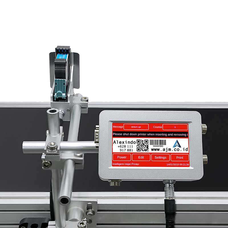 Jual Mesin Coding MX1 - Thermal Inkjet Printer Expiry Date. Barcode. QR ...