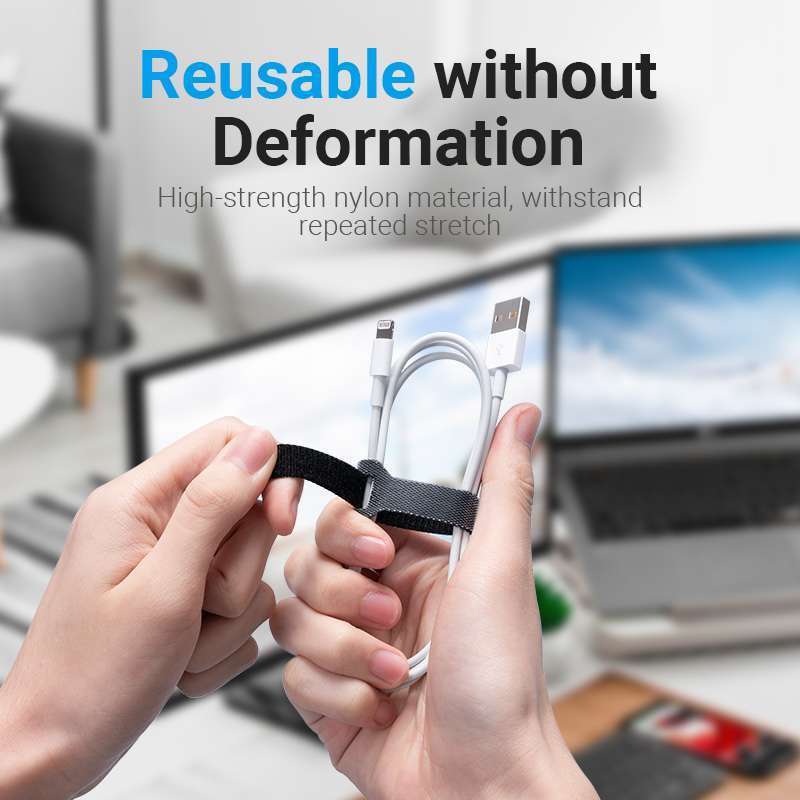 Jual Vention Kabel Ties Tie Velcro Organizer Perekat Penggulung ...