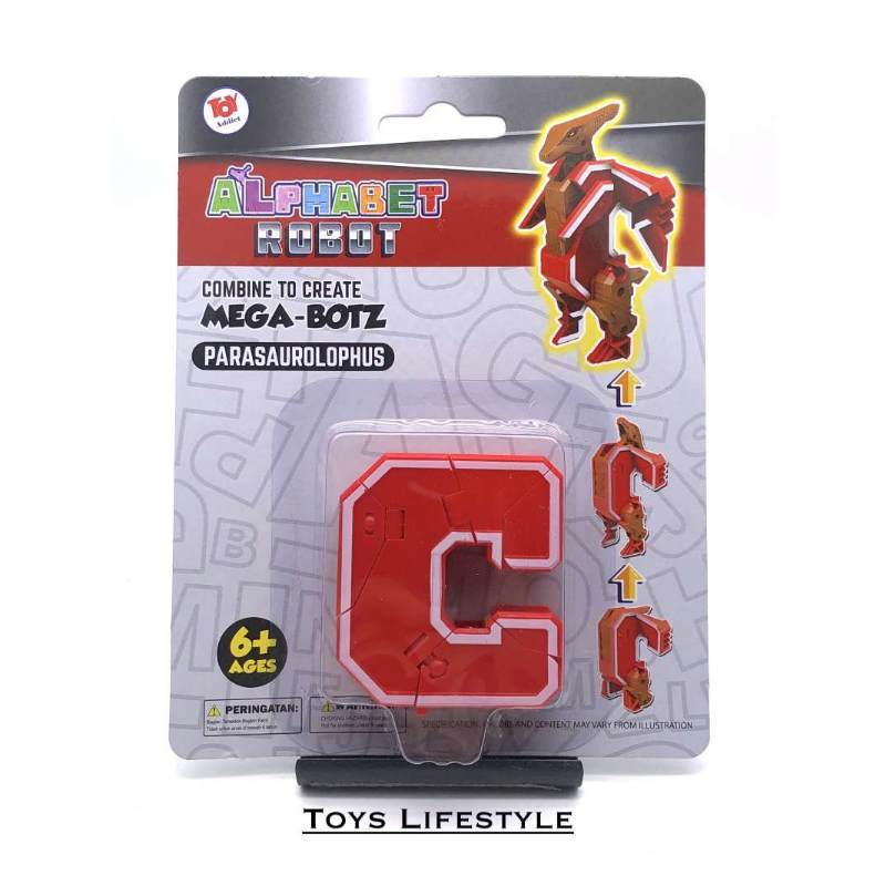 Jual Mainan Edukasi Toy Addict Alphabet Huruf Robot Mega Botz (C) di ...