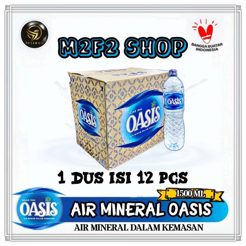 Promo Air Mineral Oasis Botol Pet - 1500 ml (Kemasan Karton) Diskon 18% ...
