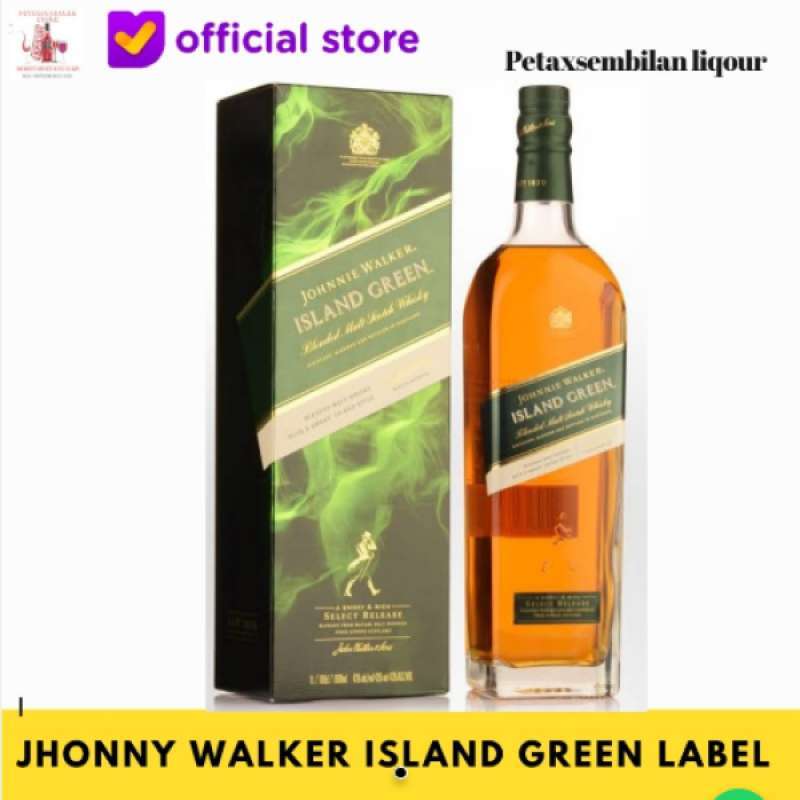 Jual Johnnie Walker Island Green (100cl, 43%) Di Seller Queen Liquor ...